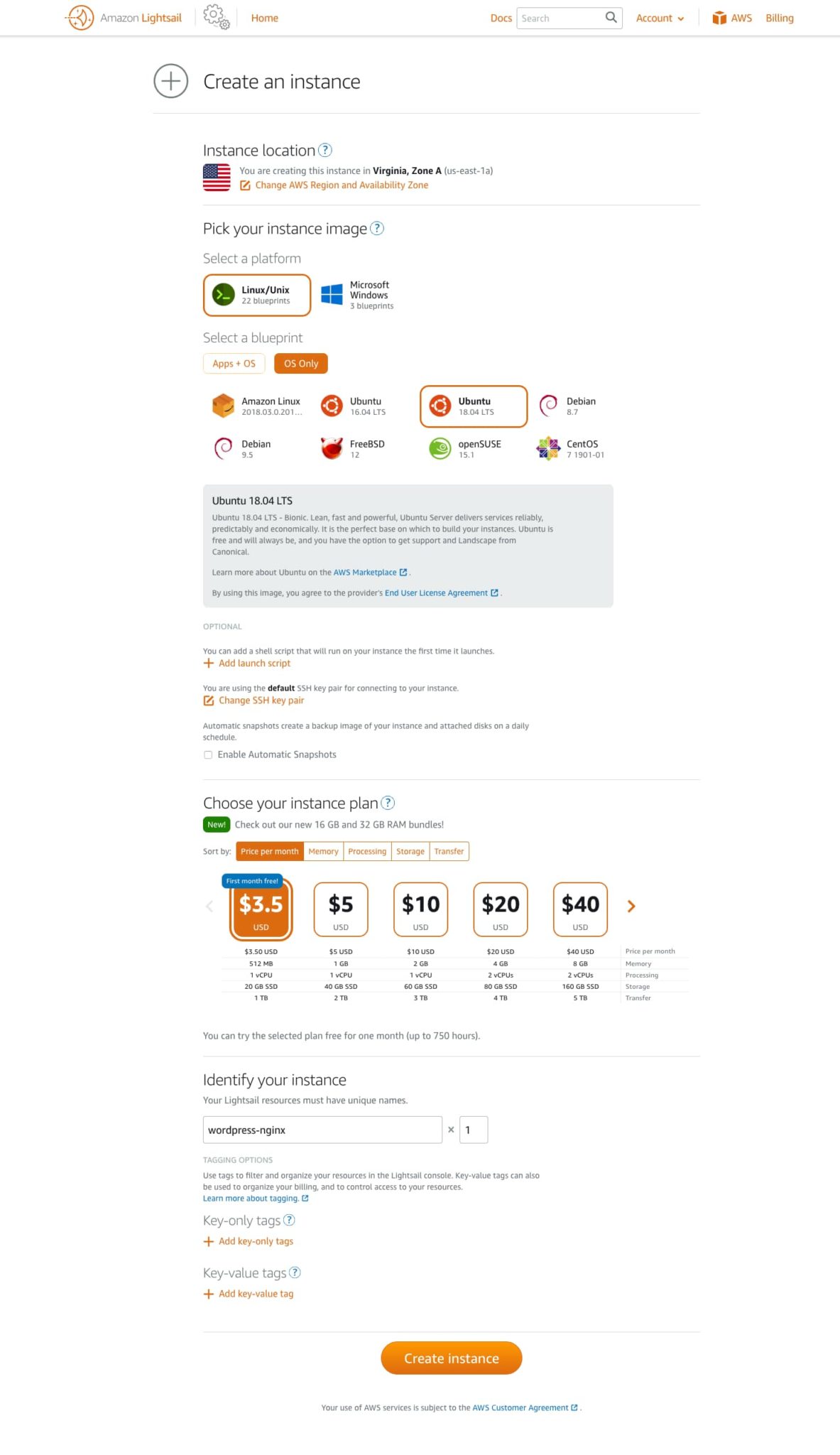 How to install WordPress with Nginx on AWS Lightsail. - Complete Tutorial
